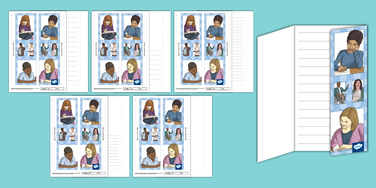 Letter to My Future Teacher Folding Writing Template