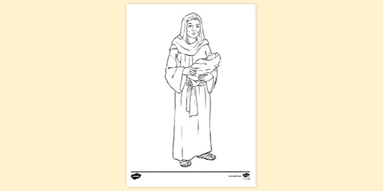 Sarah Colouring Sheet (Hecho por educadores) - Twinkl