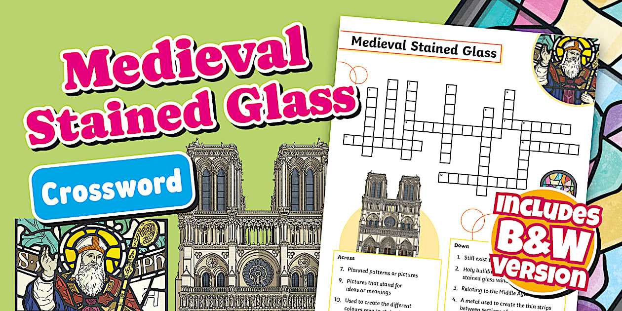 Medieval Stained Glass Crossword