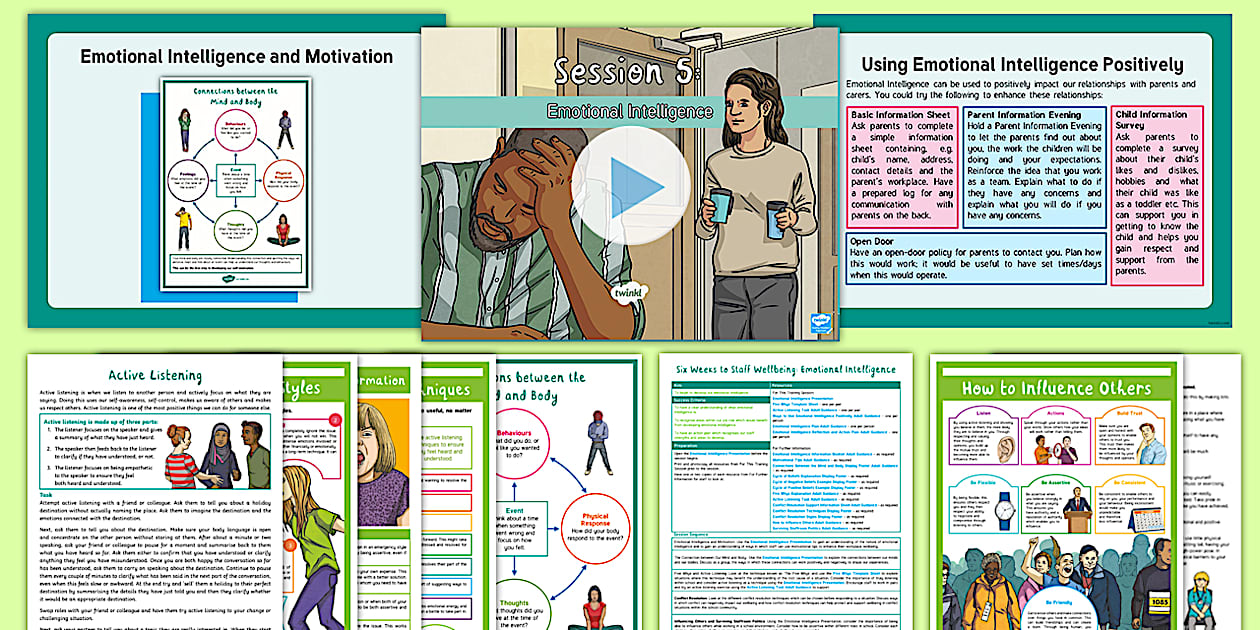 Six Weeks to Staff Wellbeing - Session 5: Emotional Intelligence ...