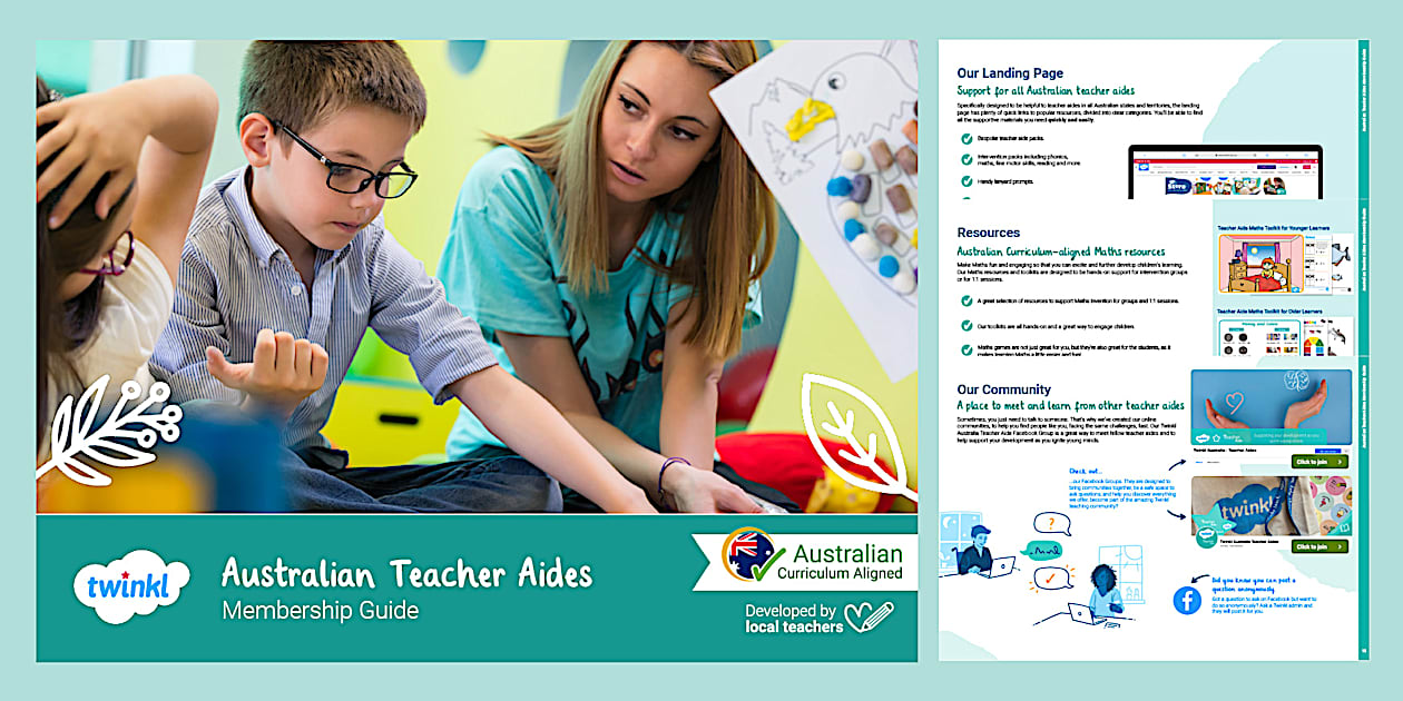 Twinkl Australia Teacher Aide Membership Guide - Twinkl