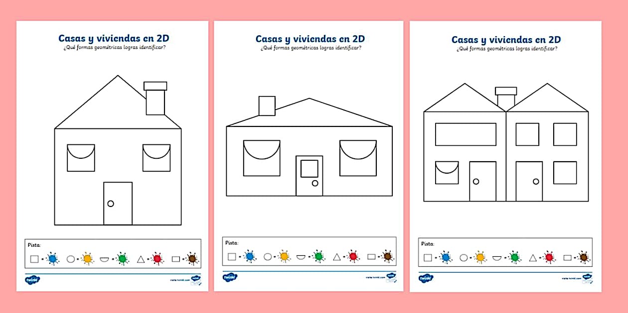 Guía - identifica figuras las geométricas - Twinkl Colombia