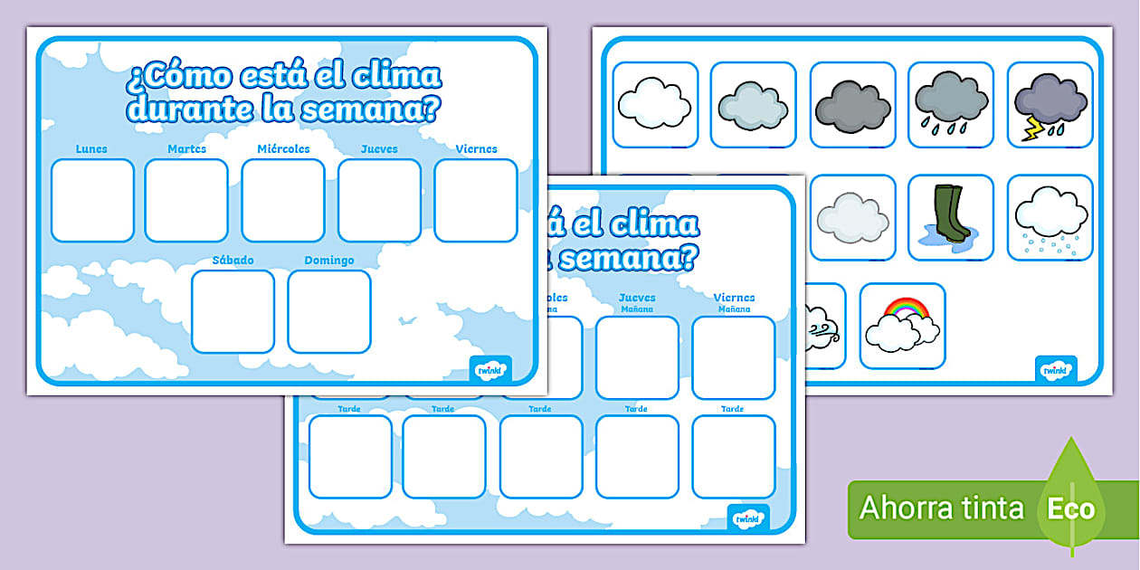 ¿Cómo está el clima? (Teacher-Made) - Twinkl