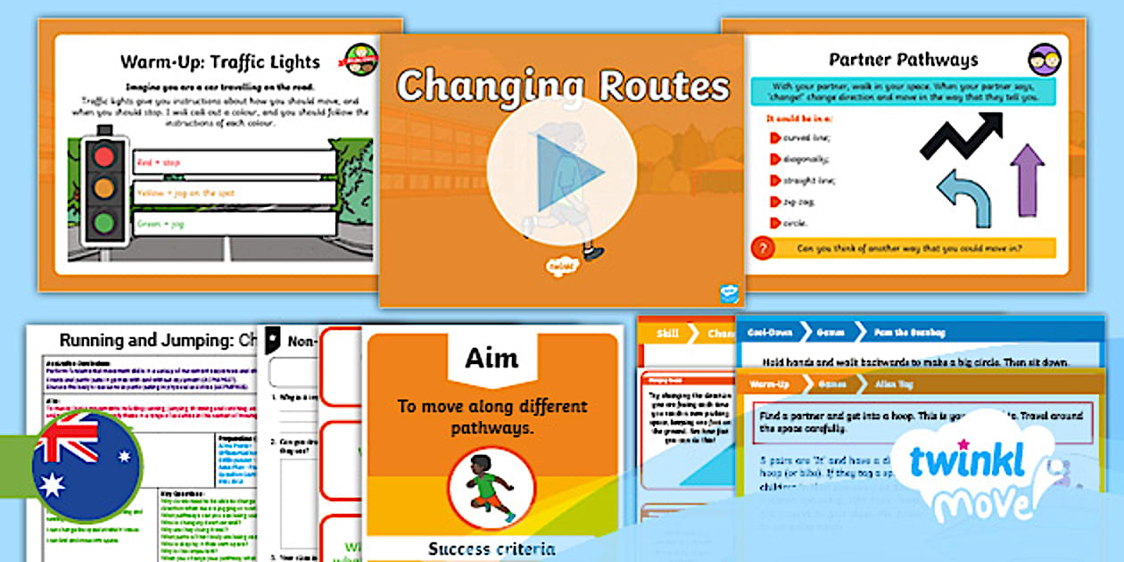 Move Y1 Multi-Skills: Running and Jumping: Changing Routes