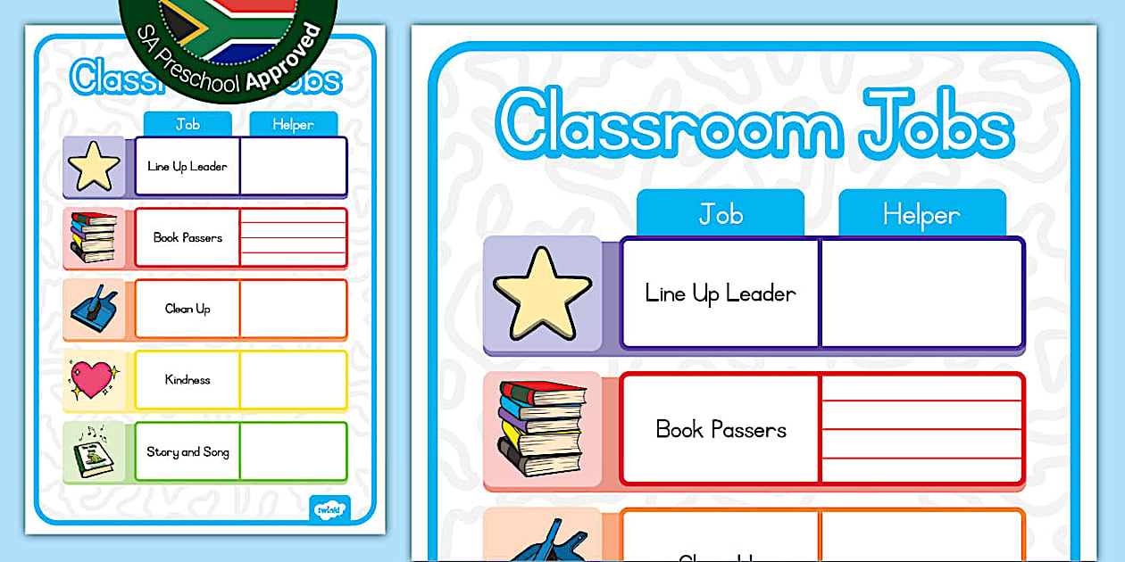 Social Skills: Classroom Jobs (teacher made) - Twinkl