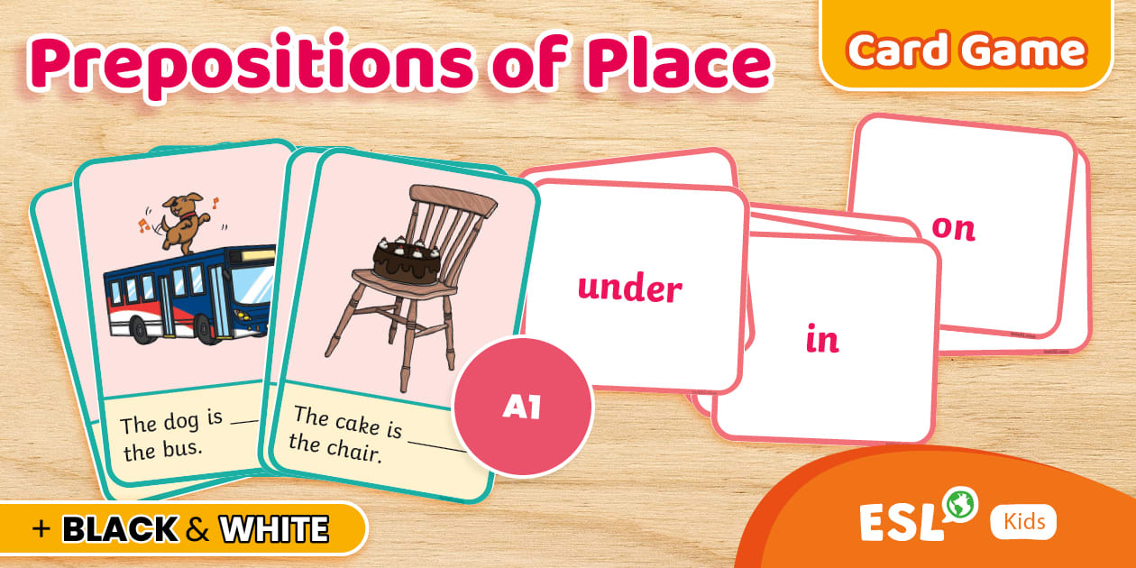 ESL Prepositions {Kids} Game