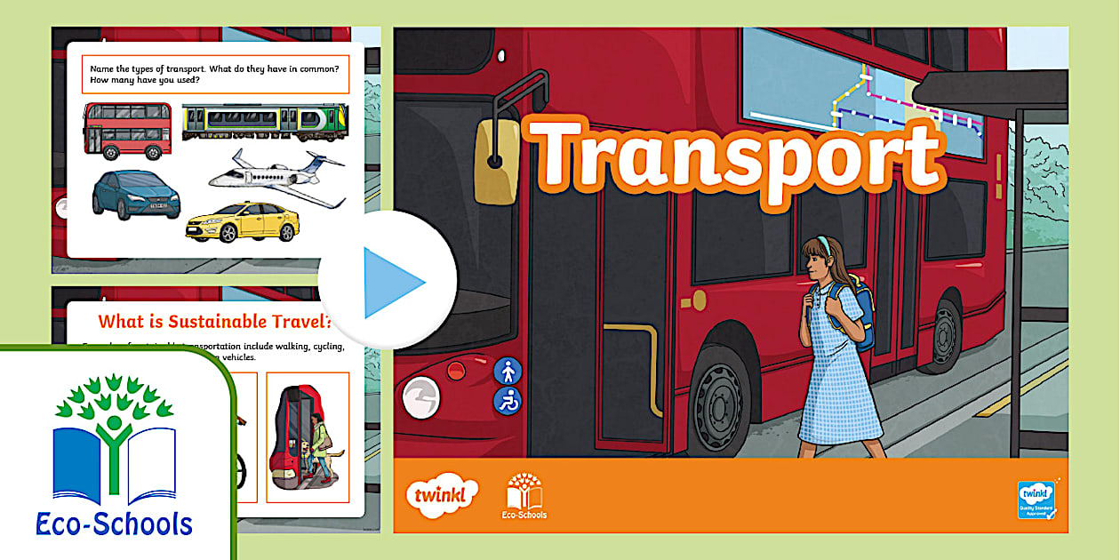 FREE! - Eco-Schools NI: KS2 Sustainable Transport PowerPoint