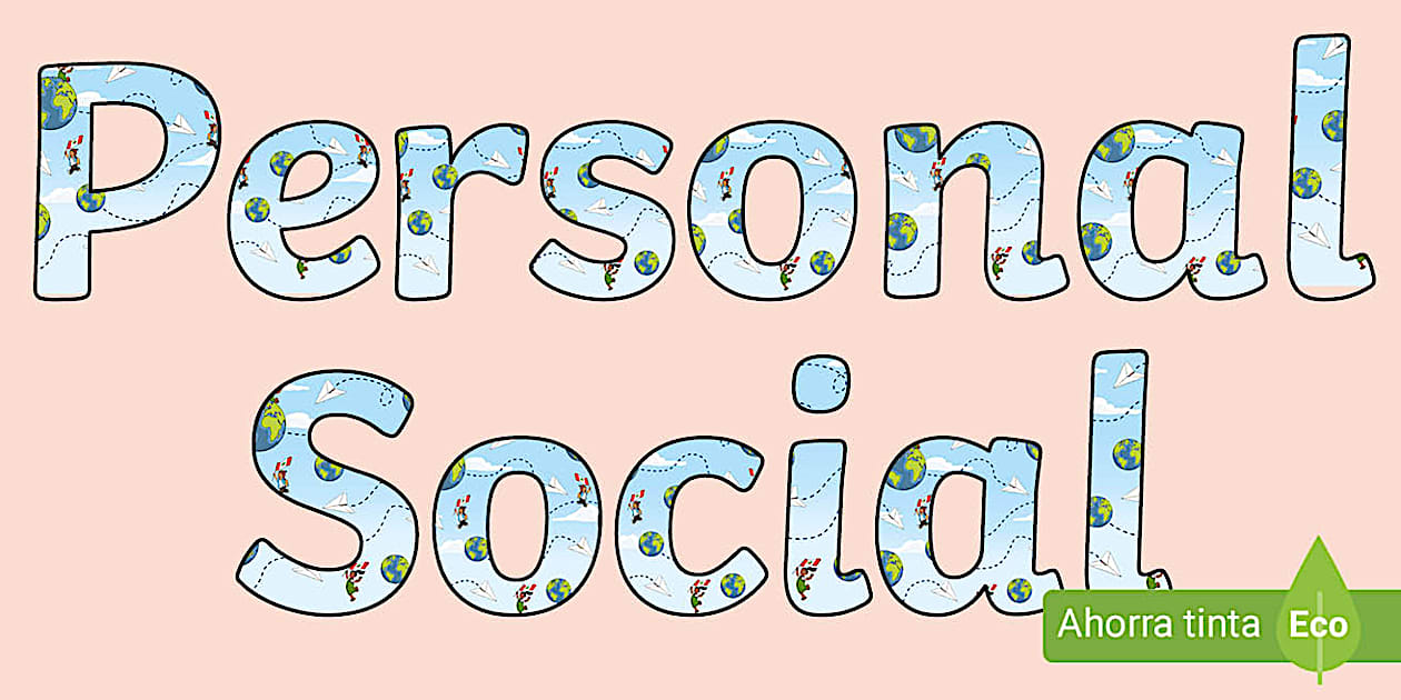Letras de Personal Social | Materiales Twinkl Perú