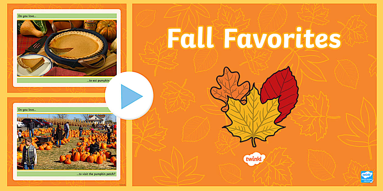 Fun Things About Fall | PowerPoint Presentation | Twinkl