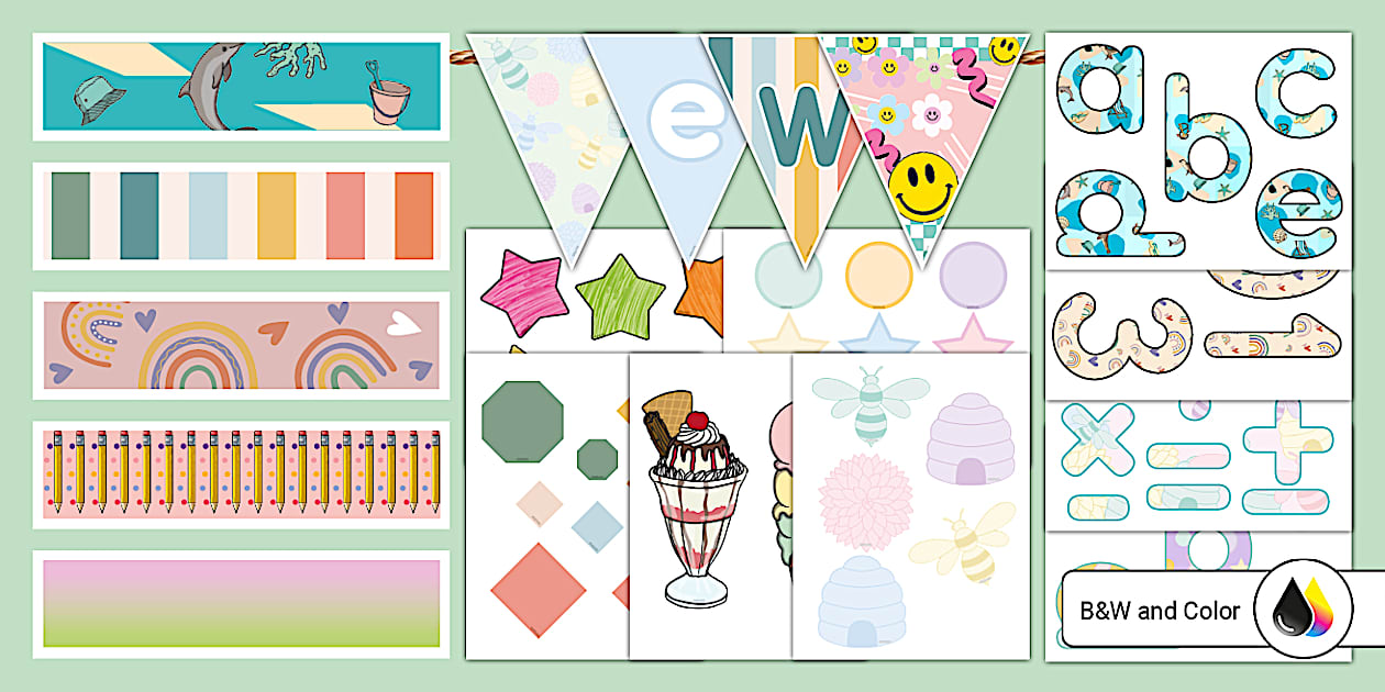 Customizable Bulletin Board Pack (teacher made) - Twinkl