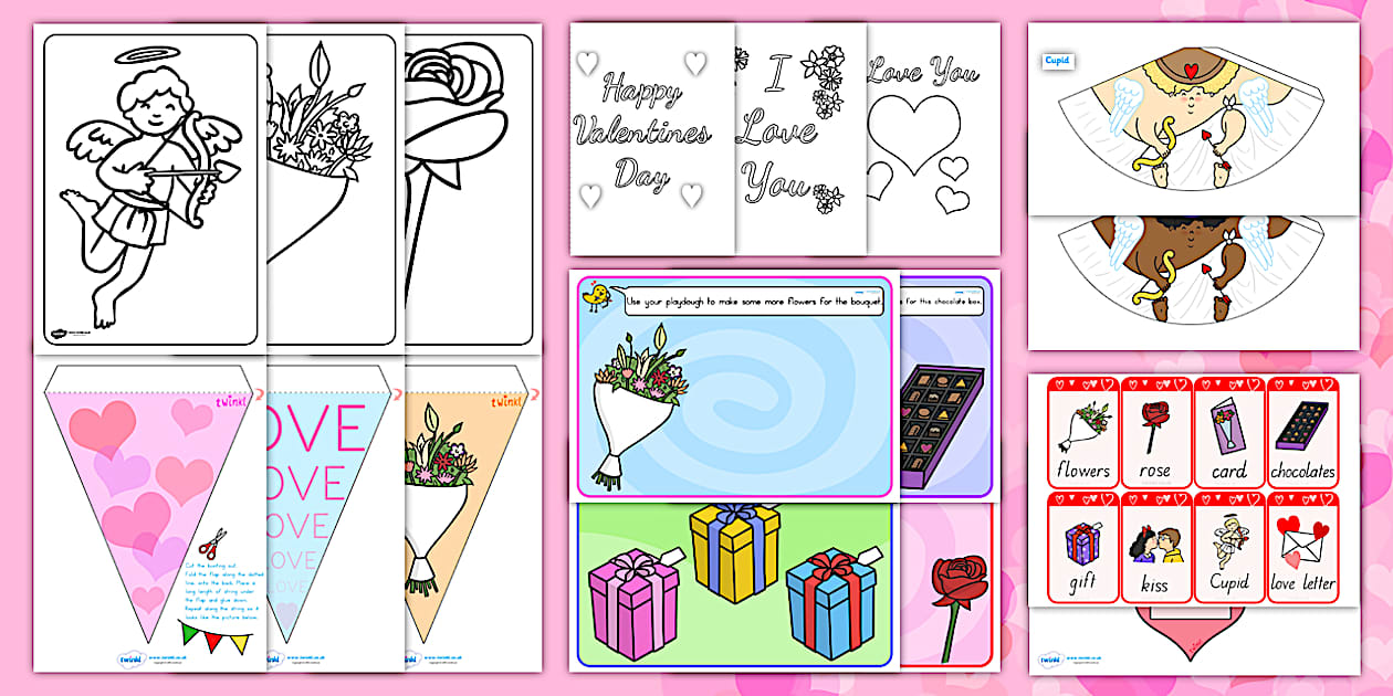 Childminder Valentine's Day Resource Pack (teacher made)