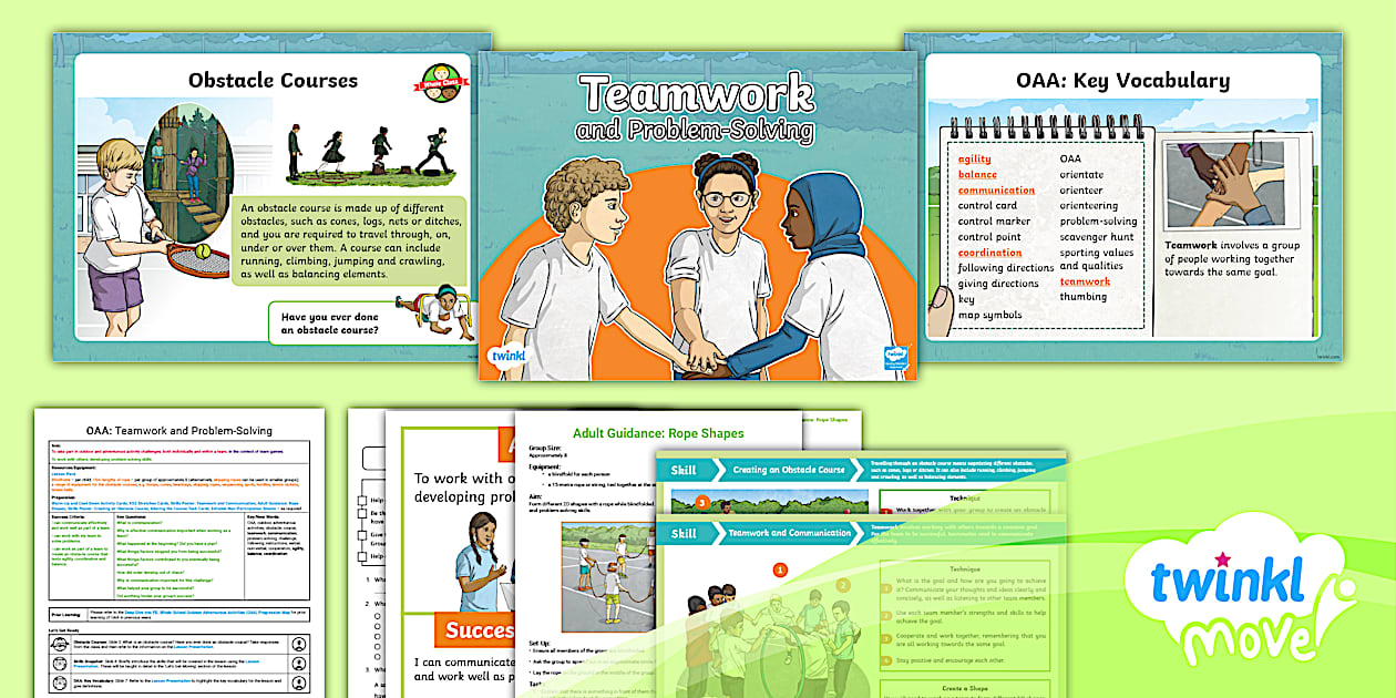 OAA: Teamwork and Problem-Solving - Year 4 PE Lesson