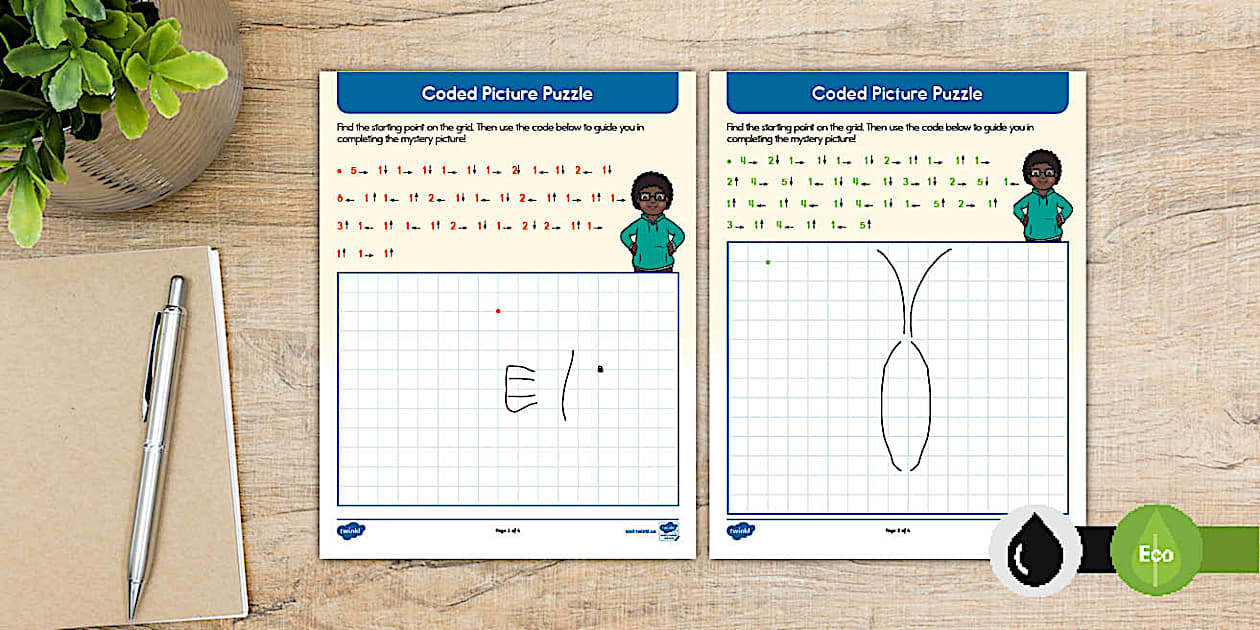 Mystery Coded Pictures Activity: Following Algorithms