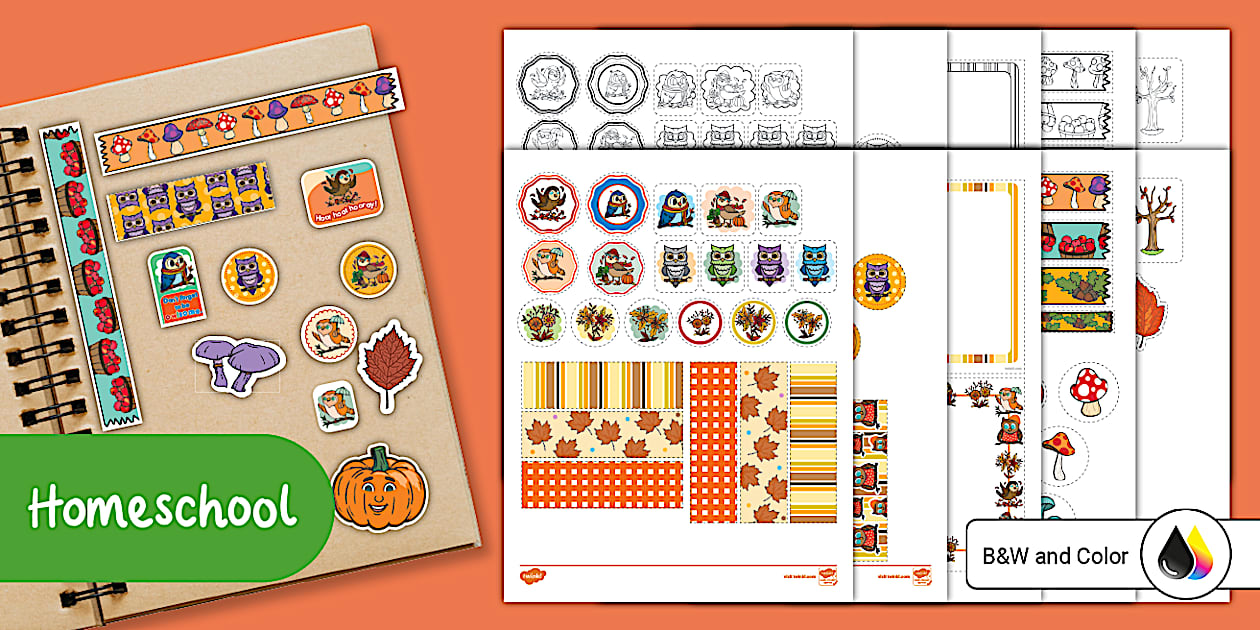 Fall Owl Clip Art | Homeschool Resource | Twinkl USA