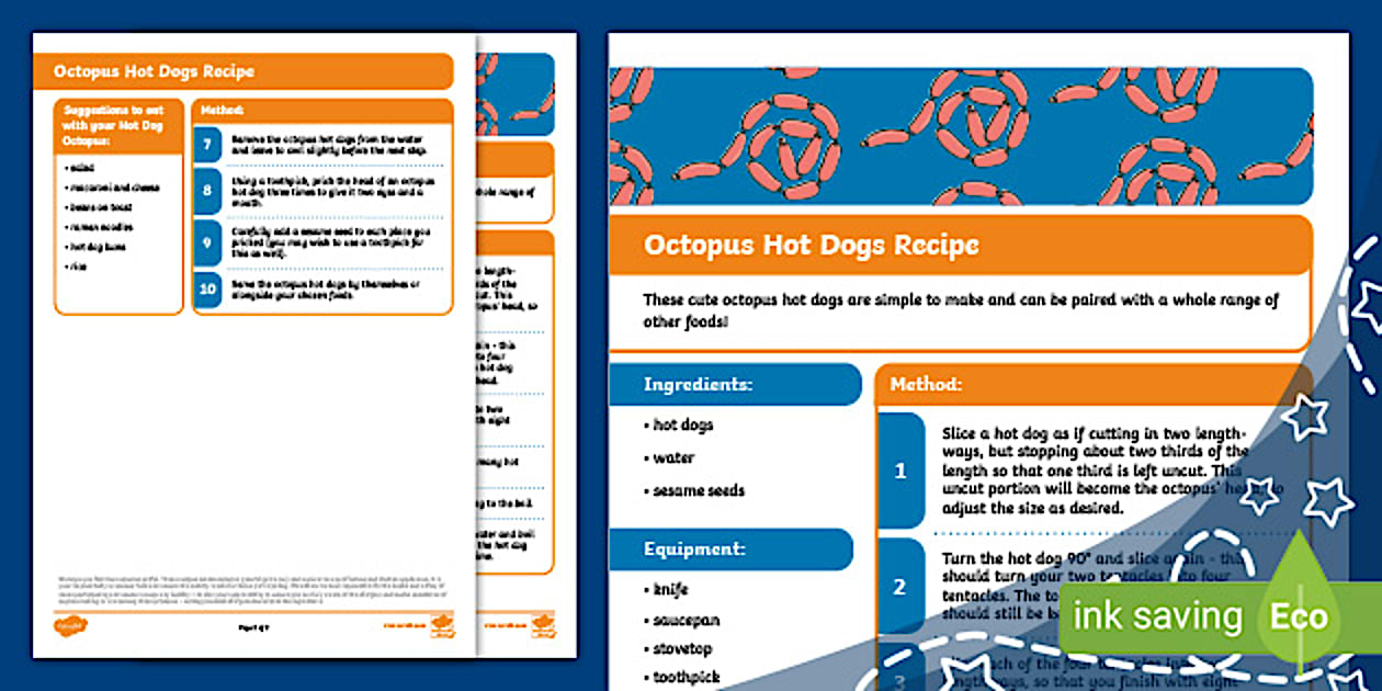 Octopus Hot Dogs Recipe