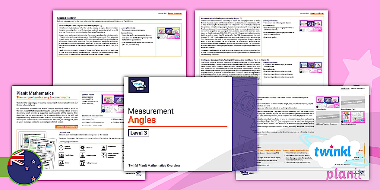 Level 3 Angles Overview (teacher made) - Twinkl