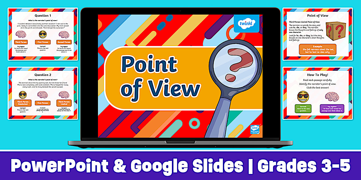 Point of View PowerPoint & Google Slides Game