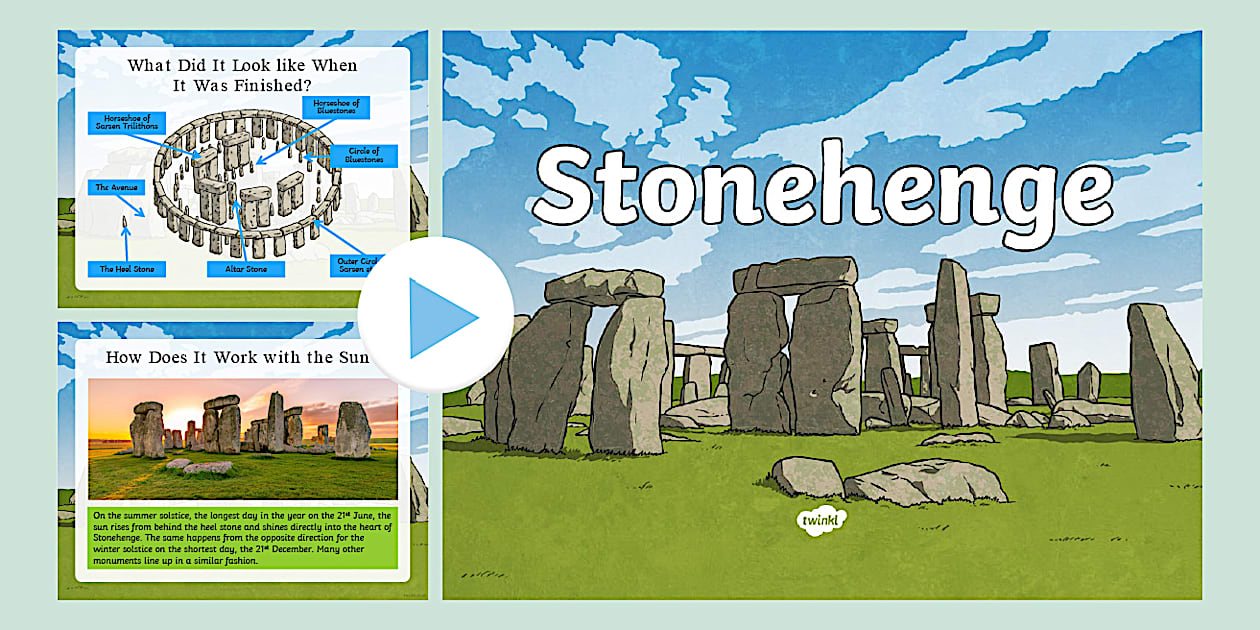 Stonehenge Facts and Quiz KS2 PowerPoint - History Resources
