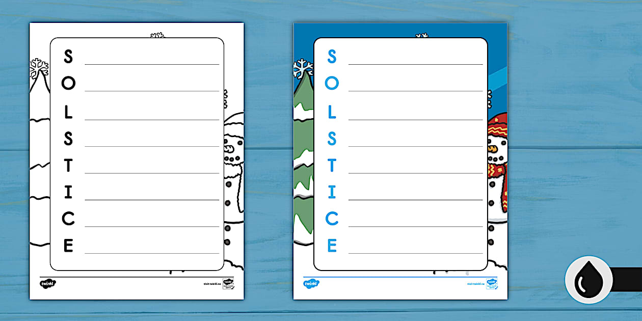 Winter Solstice Poems (Teacher-Made) - Twinkl