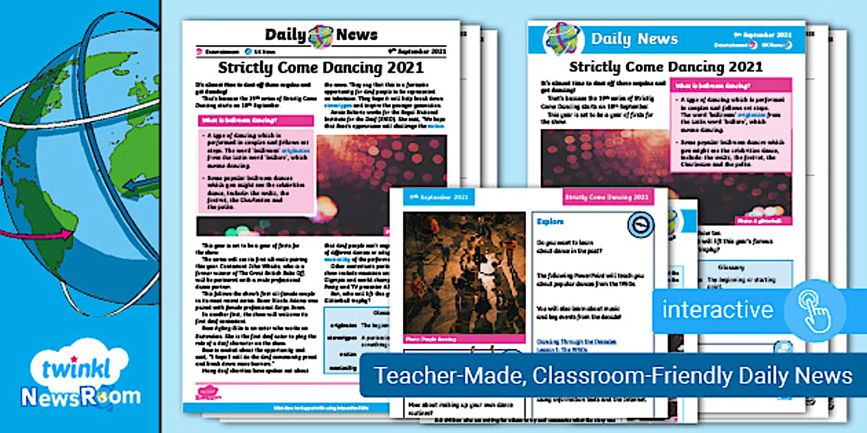News for Kids: Strictly Come Dancing | Reading Comprehension