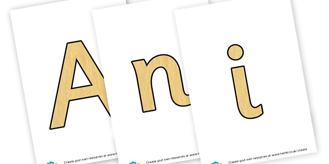 Animals - Display Lettering (teacher made) - Twinkl