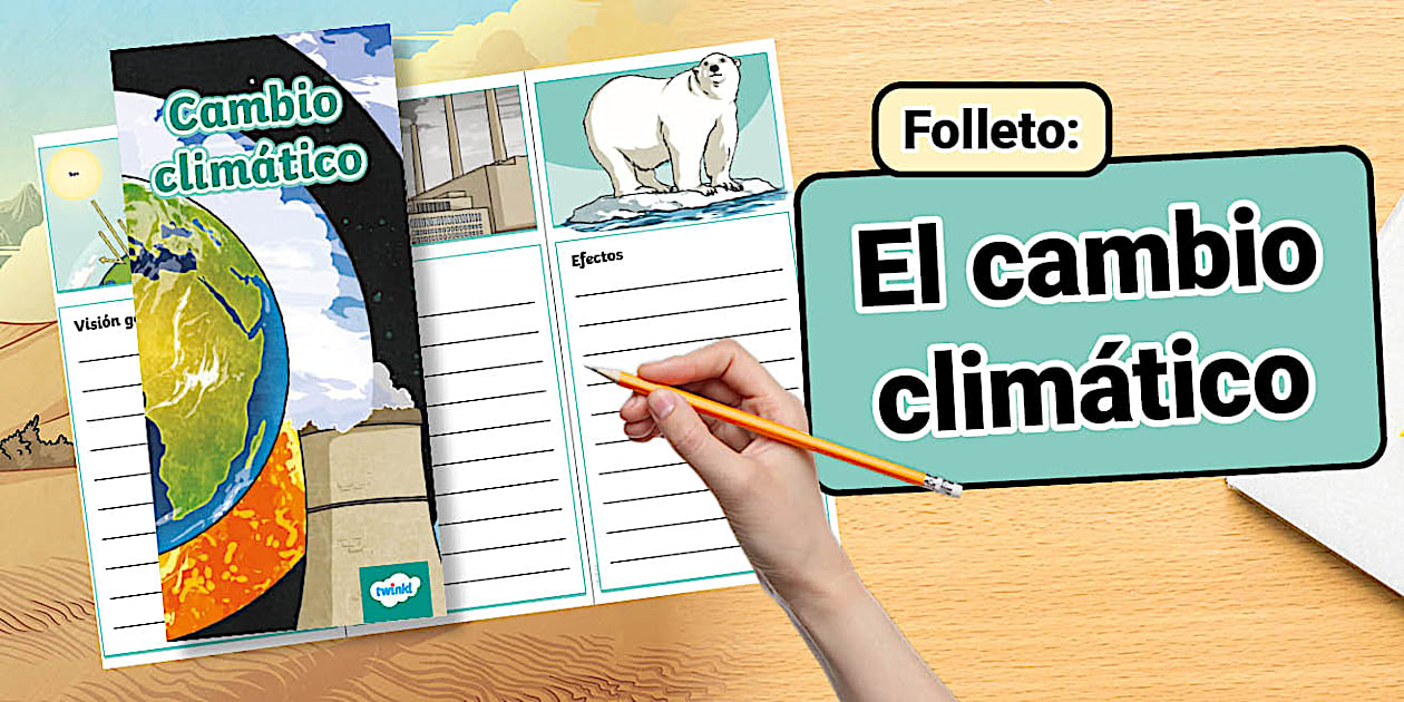 Folleto: El cambio climático