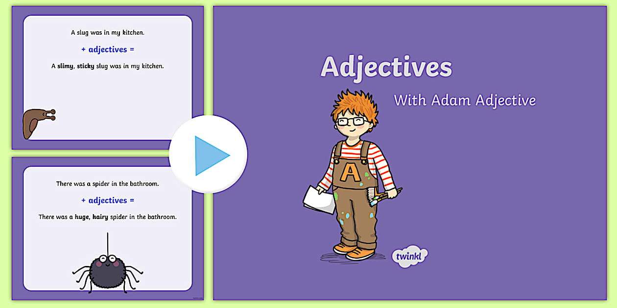 Adjectives PPT | Grammar Resources (teacher made) - Twinkl