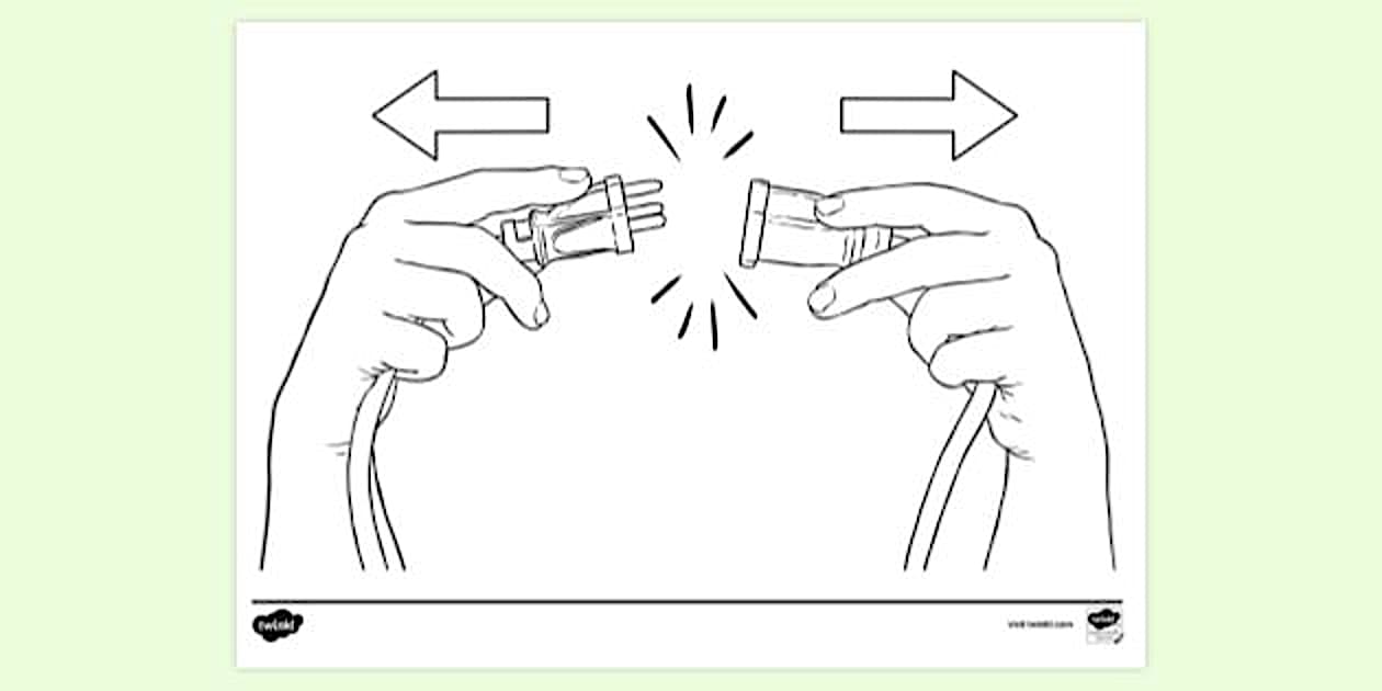 Electricity Colouring Page | Colouring Sheets (teacher made)