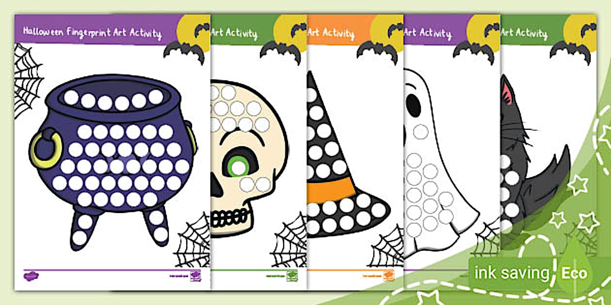 How To Download 7 Great Halloween Finger Painting Ideas