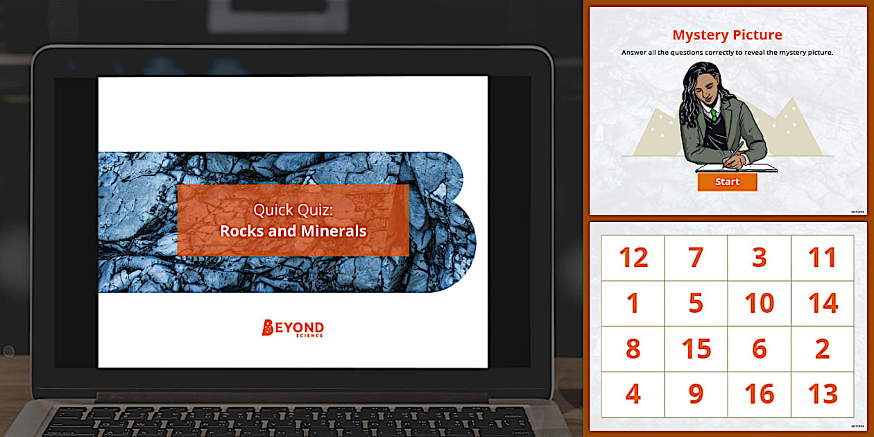 Rocks and Minerals Quick Quiz (teacher made) - Twinkl