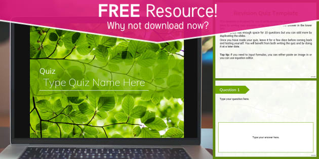 FREE! - 👉 Revision Quiz Maker | Organisational Tools | Beyond Revision