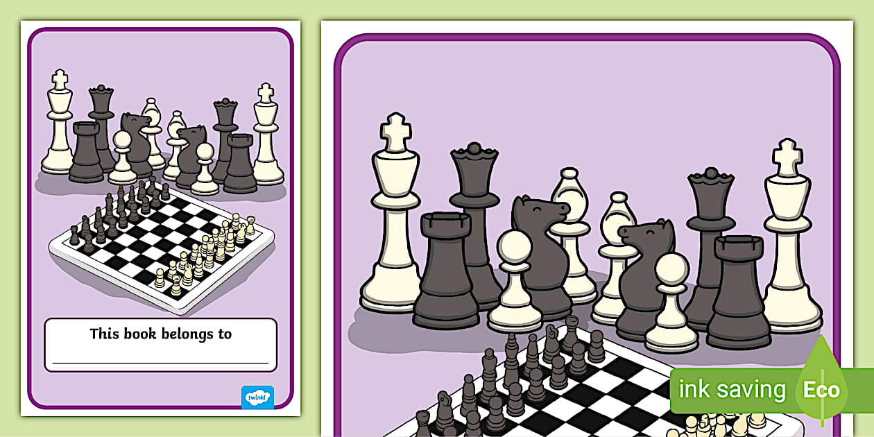 Chess Themed Book Cover (teacher made) - Twinkl