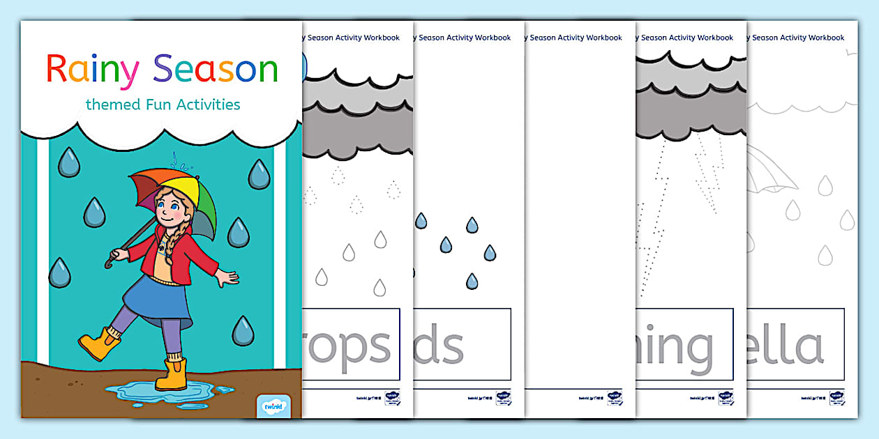 Rainy Season Activity Workbook (creat de profesori) - Twinkl