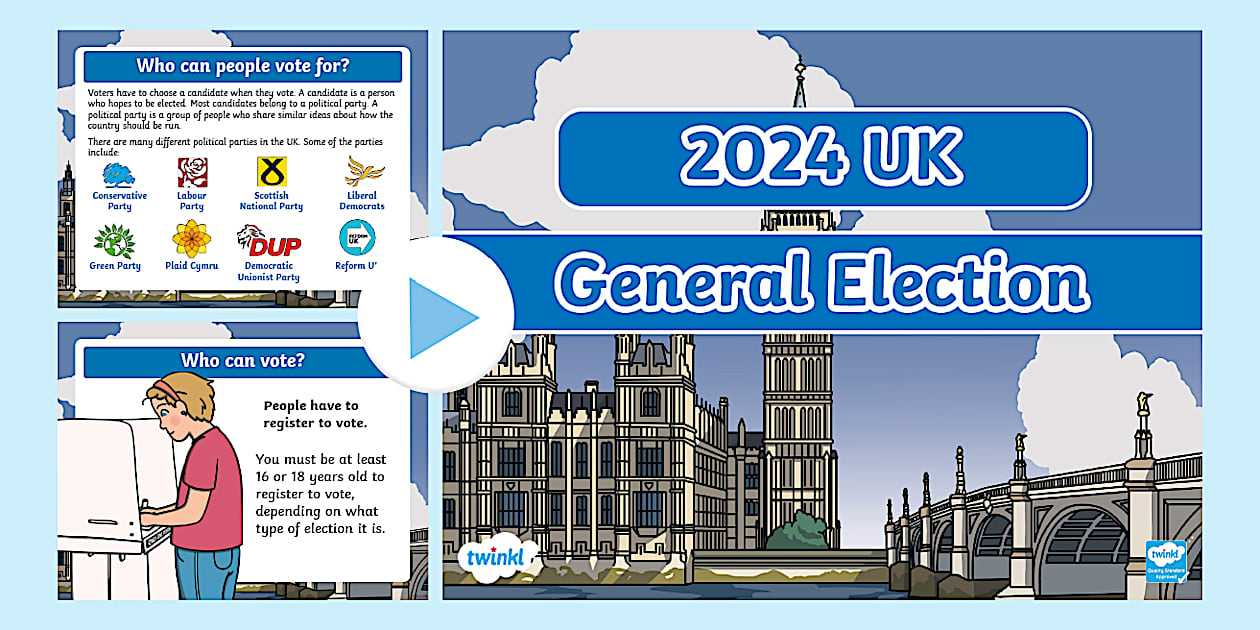 KS1 General Election 2024 Information PowerPoint - Twinkl
