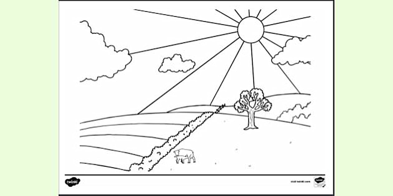 Free Printable Spring Colouring Page | Colouring Sheets