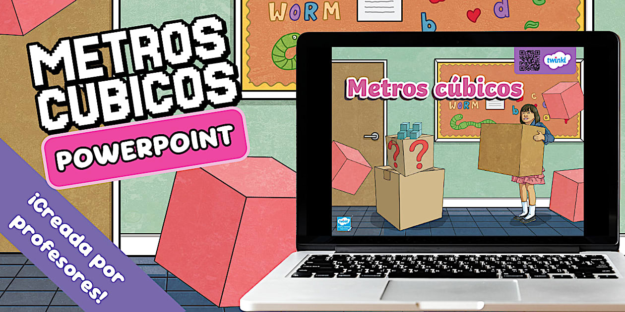 Aprende volumen con metros cúbicos