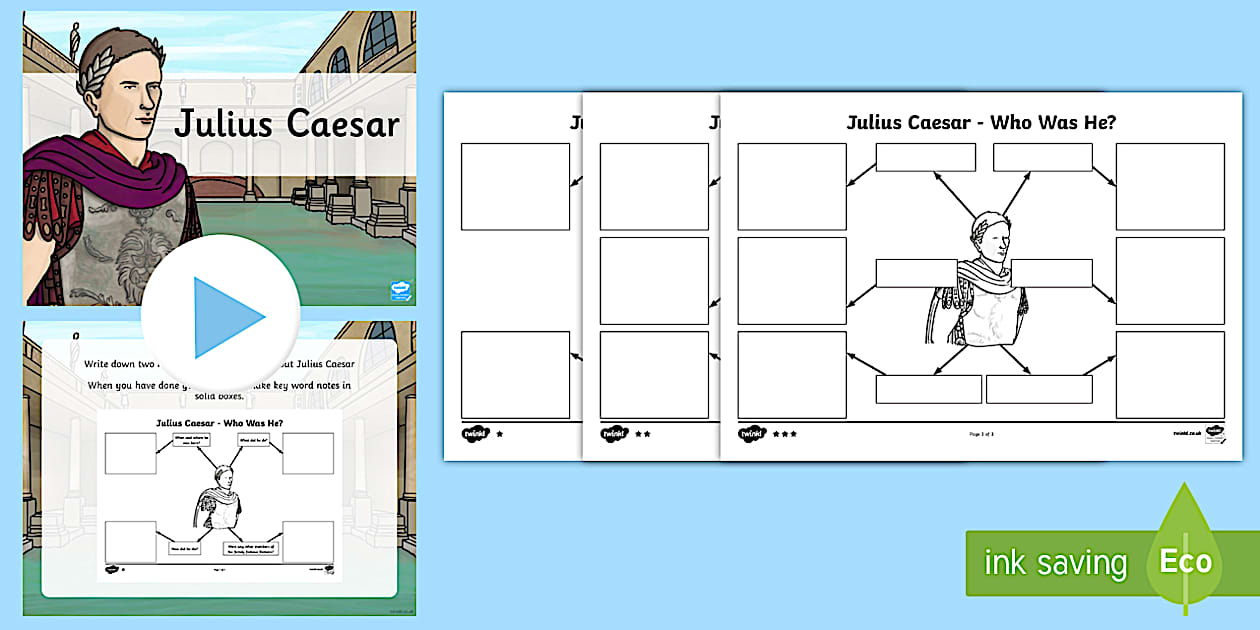 Julius Caesar Task Setter PowerPoint (teacher made) - Twinkl