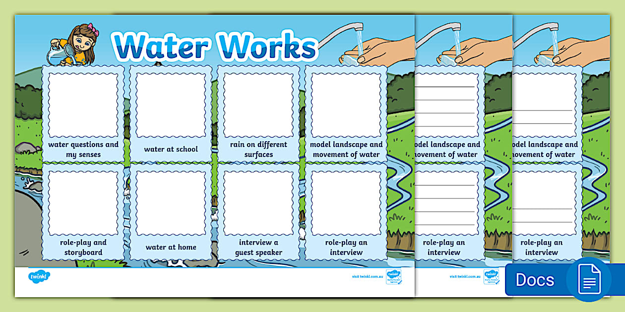 Water Works Snapshots (teacher made) - Twinkl
