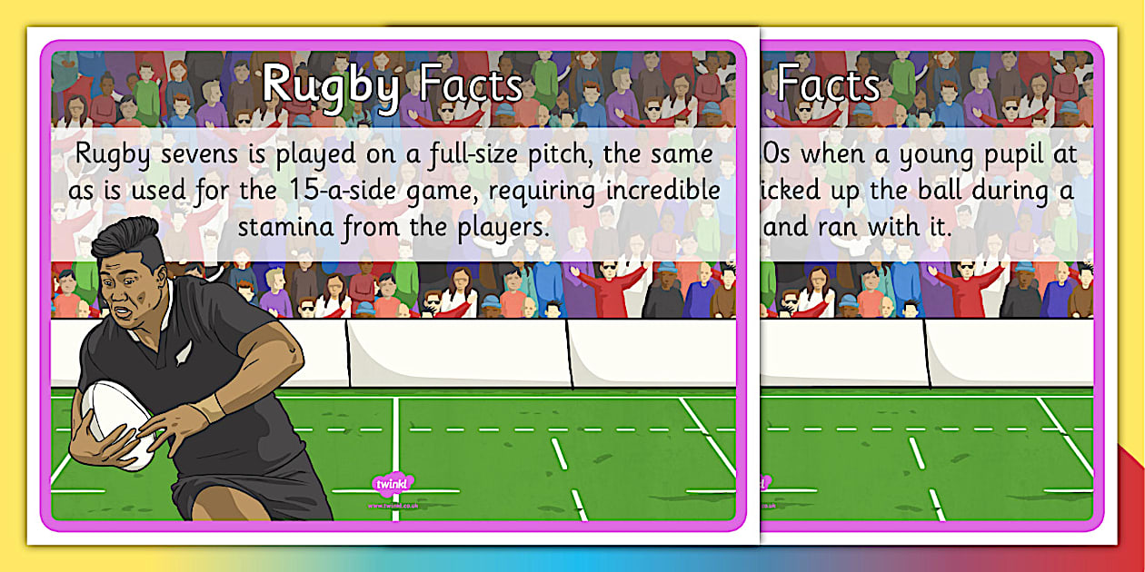 Rugby Display Facts (teacher made) - Twinkl