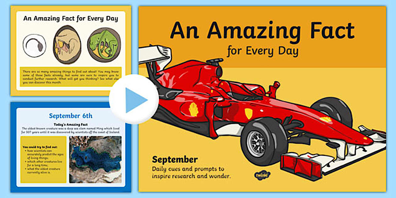 September Fact of the Day PowerPoint