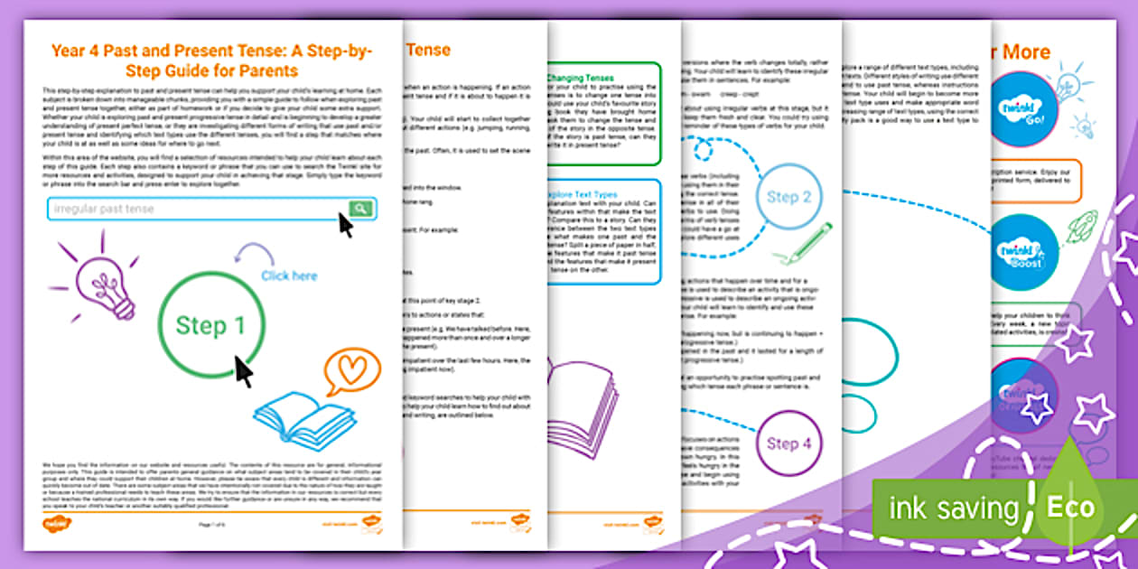 Year 4 Past and Present Tense: A Step-by-Step Guide for Parents
