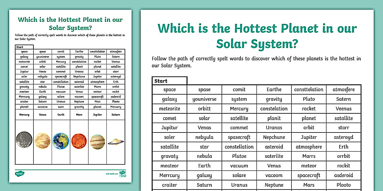 Space Word Maze - KS2 (teacher made) - Twinkl