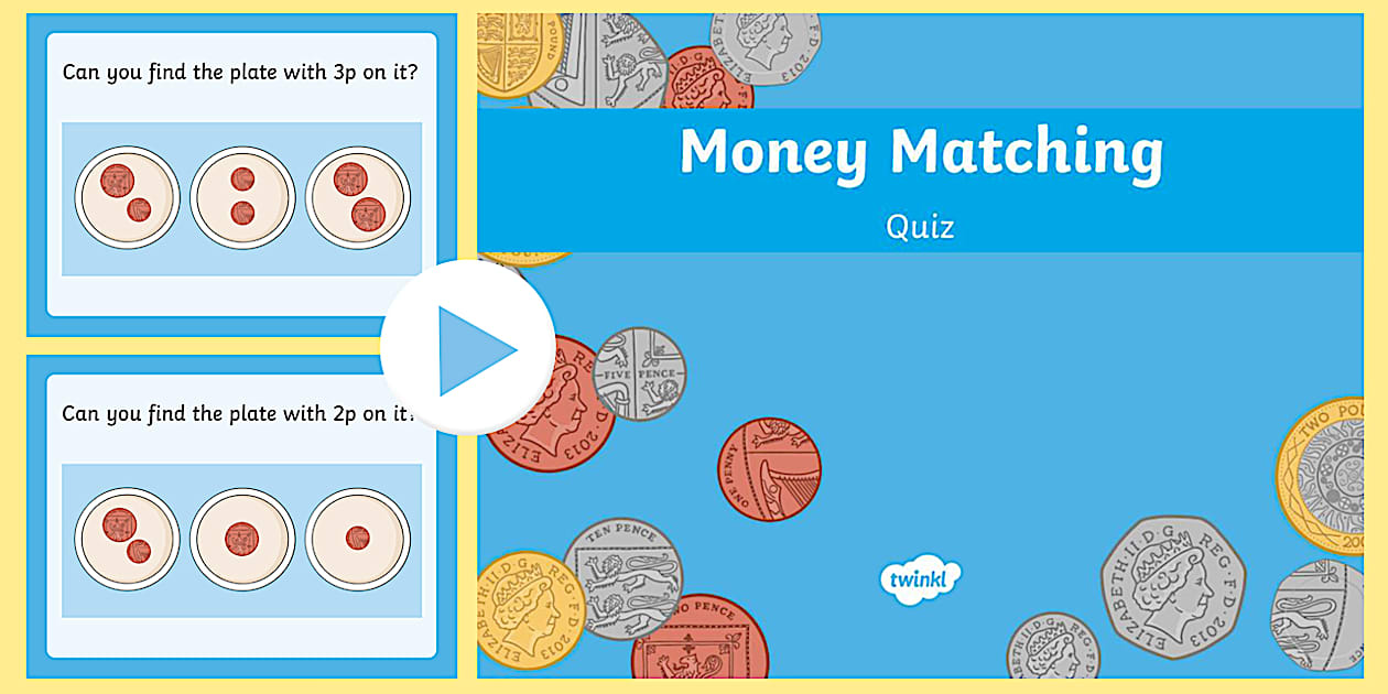 Money Matching 1p and 2p PowerPoint - Money Matching Activity Up To 10p