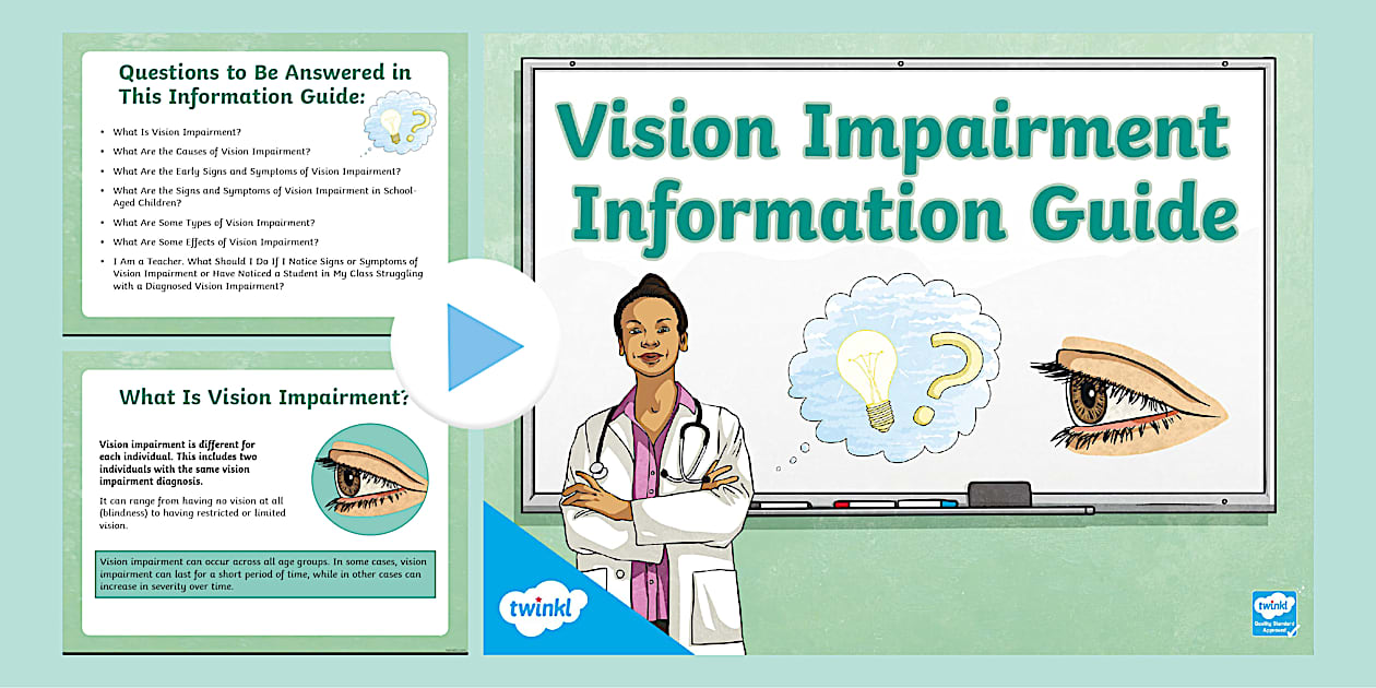 Visual Impairment PowerPoint - Teaching Resources - Twinkl