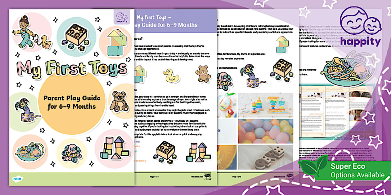 FREE! - Parent Play Guide for 6-9 Months | My First Toys
