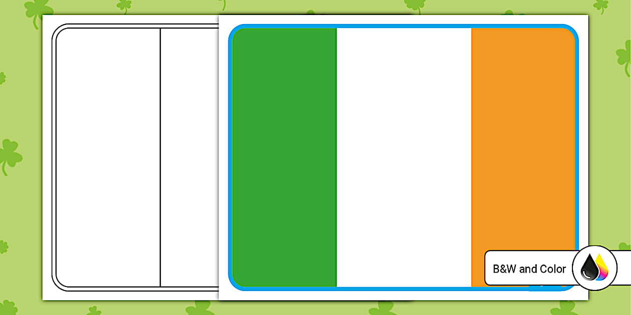 Irish Flag Printable Poster for Kids | Twinkl USA - Twinkl