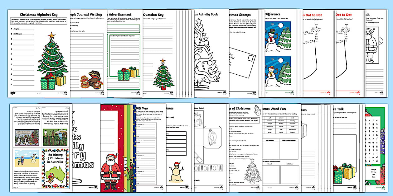 Australian Christmas Craft Pack | Primary Education | Twinkl