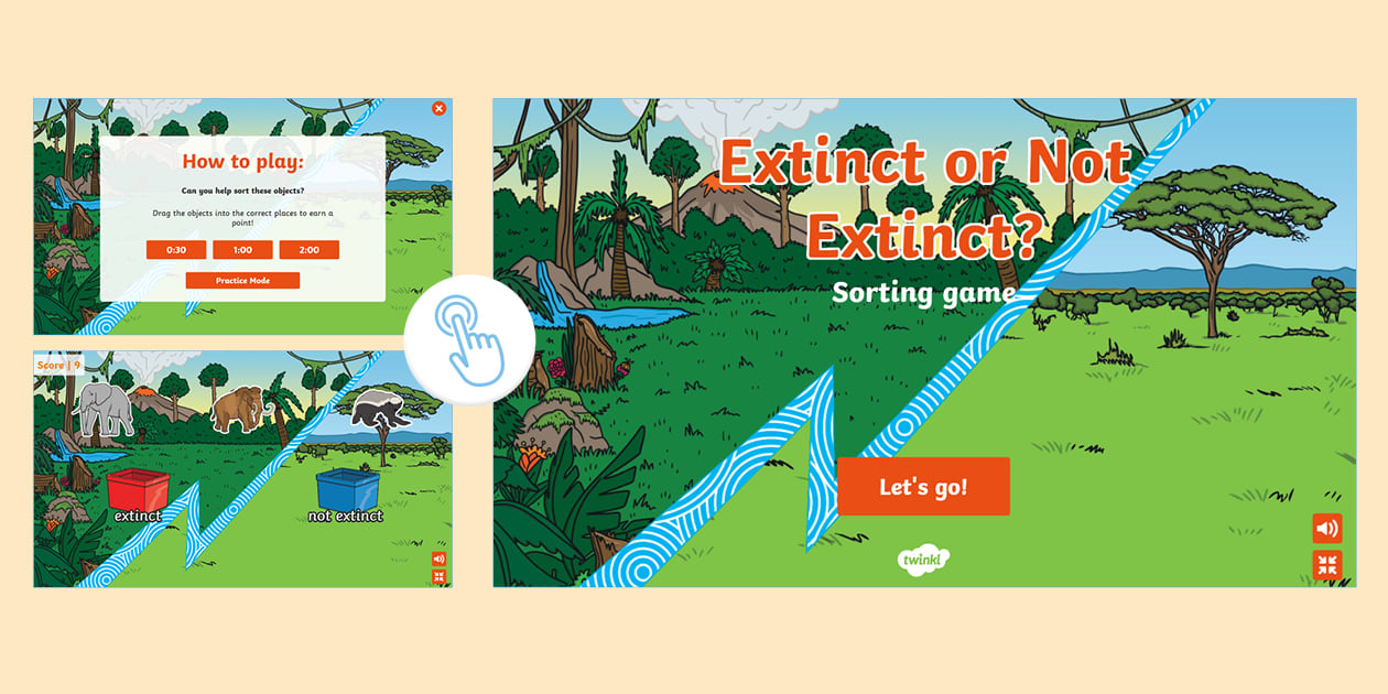 Extinct or Not Extinct? Interactive Sorting Activity