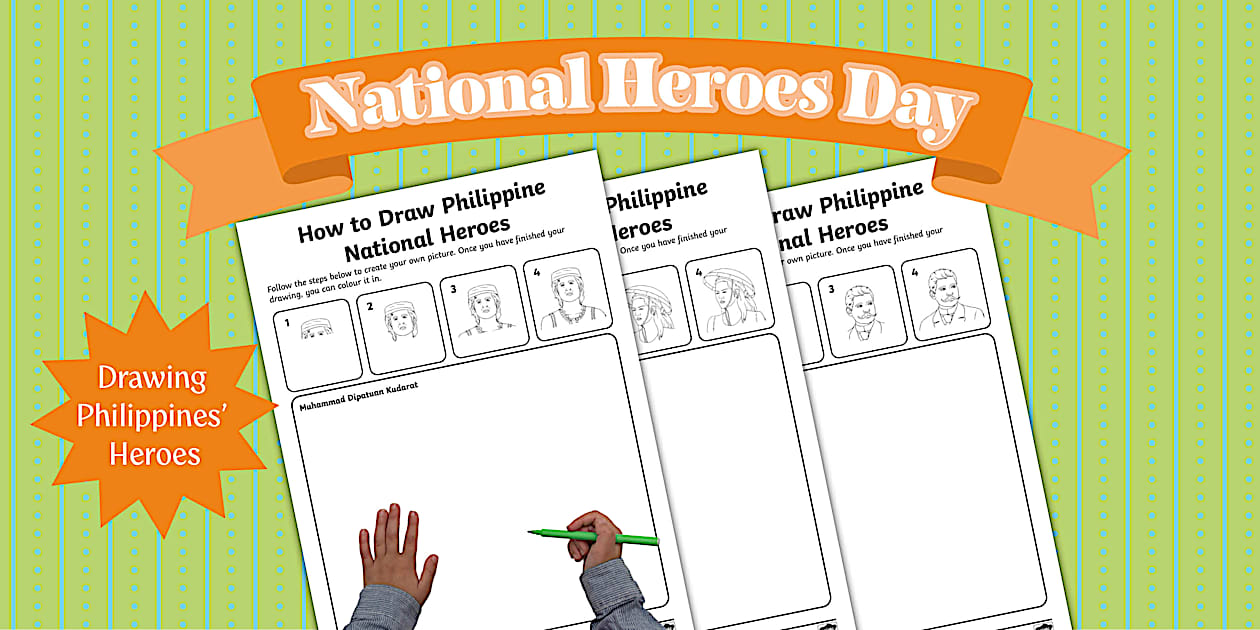 National Heroes Day: Drawing Philippines' Heroes Activity