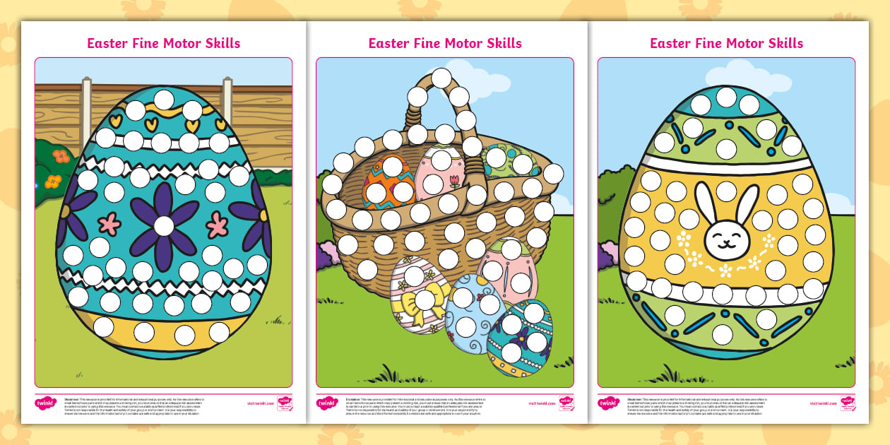 Free Easter Fine Motor Activity (teacher made) - Twinkl